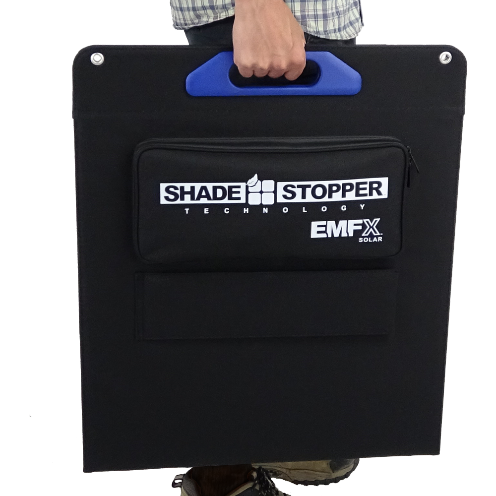 100 Watt Folding Solar Panel – Shade Stopper